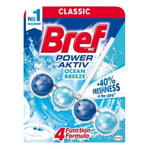 Bref Power Aktiv golyós WC illatosító Óceán 50g - Tisztítósz